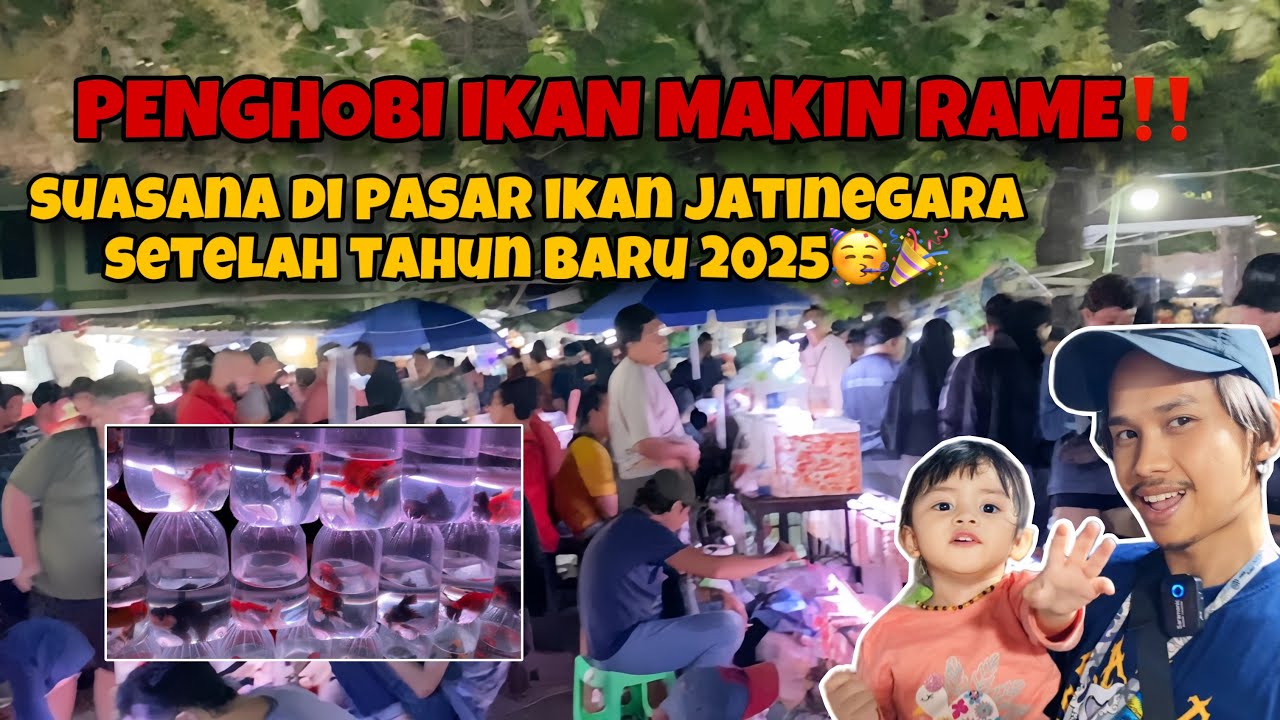 RAME BANGETT‼️ BEGINI KONDISI PASAR IKAN JATINEGARA SETELAH TAHUN BARU ...