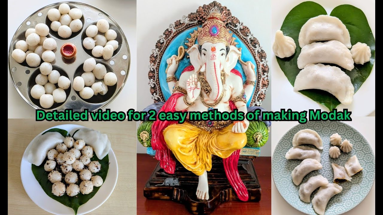Detailed video for Sweet Puran Modak and Savoury Mani Kolukattai (Pearl ...