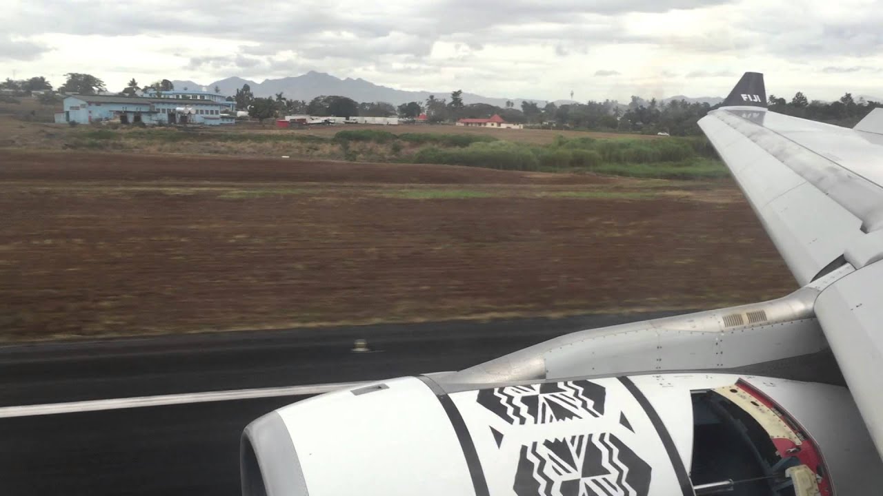 Landing in Fiji - YouTube