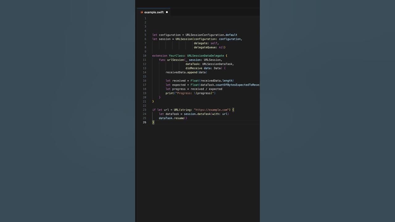 Download Progress In Urlsession Swiftcode Programming Youtube