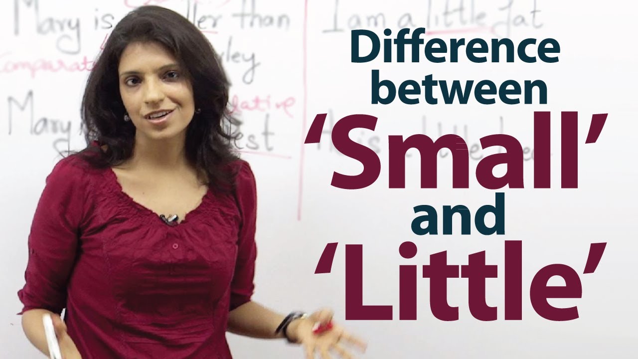 Difference Between Small Little English Grammar Lesson difference-between-small-little-english-grammar-lesson