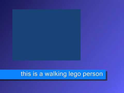 lego person walking - YouTube