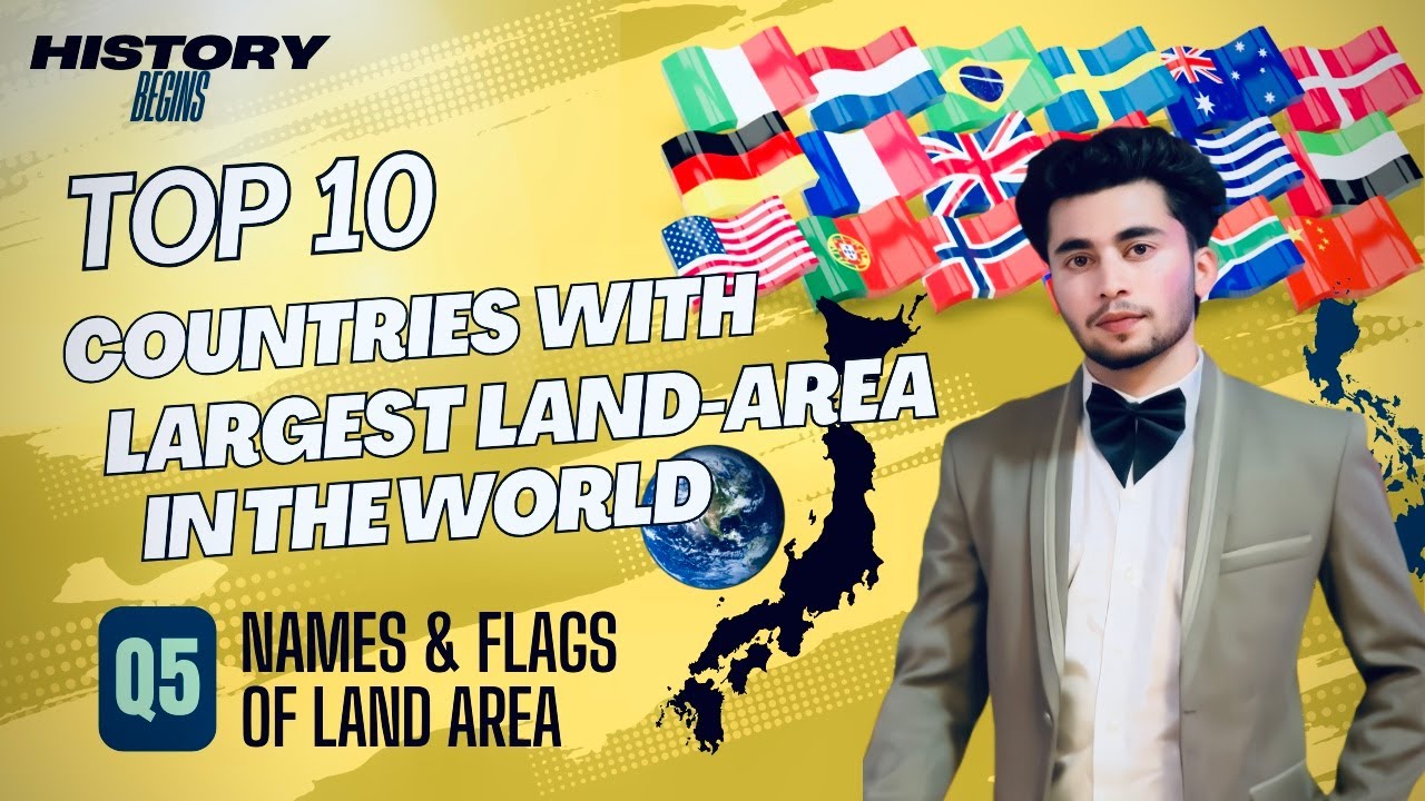 Top 10 Countries with Largest Land area in the World ! - YouTube