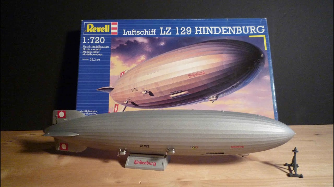 Revell HINDENBURG LZ 129 Olympia 1/720 FULL BUILD - YouTube