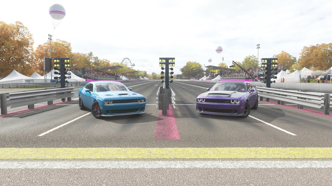 Forza Horizon 4: Demon Vs Hellcat (SAD RESULTS) - YouTube