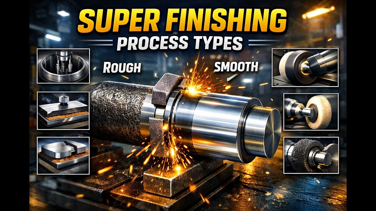 Super Finishing Process Types | Micro Honing, Lapping, Polishing ...