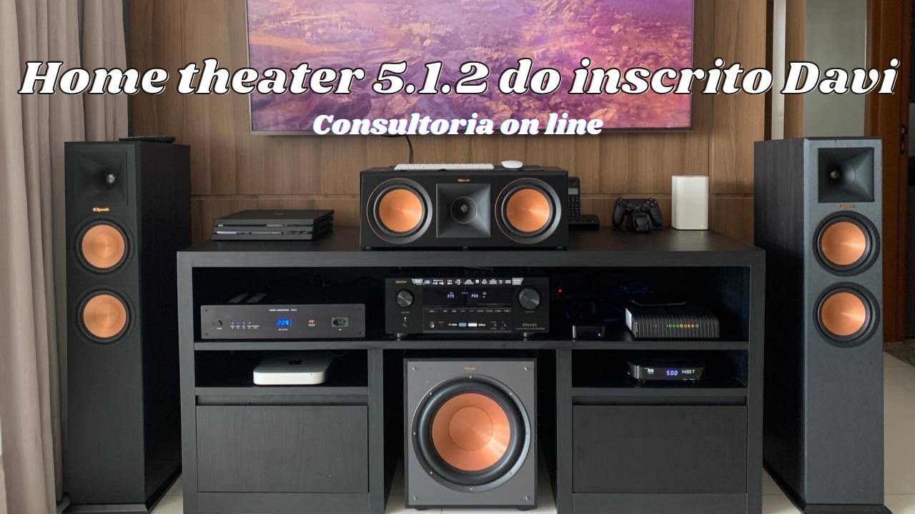 Tour Home theater Dolby atmos 5.1.2 do inscrito Davi - YouTube