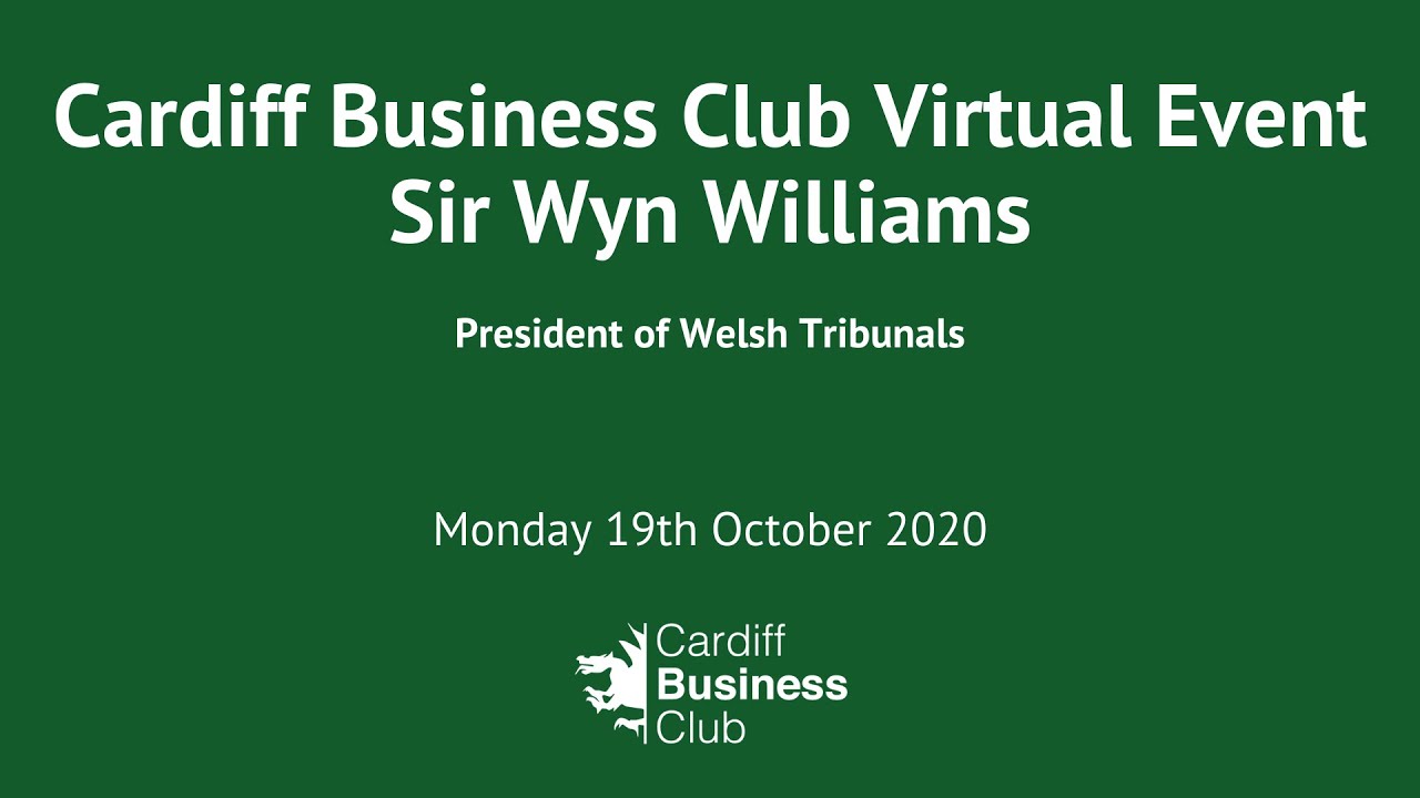 Sir Wyn Williams, President of Welsh Tribunals - Monday 19th October ...