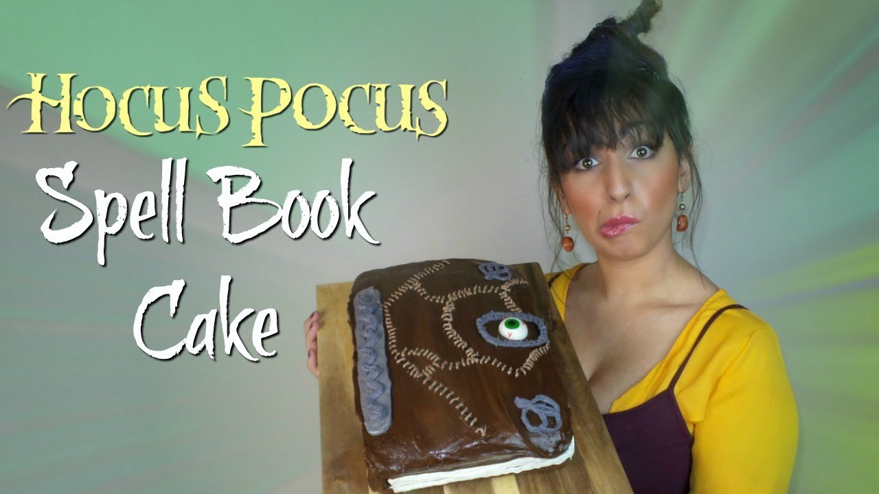 Hocus Pocus | Easy Spell Book Cake - YouTube