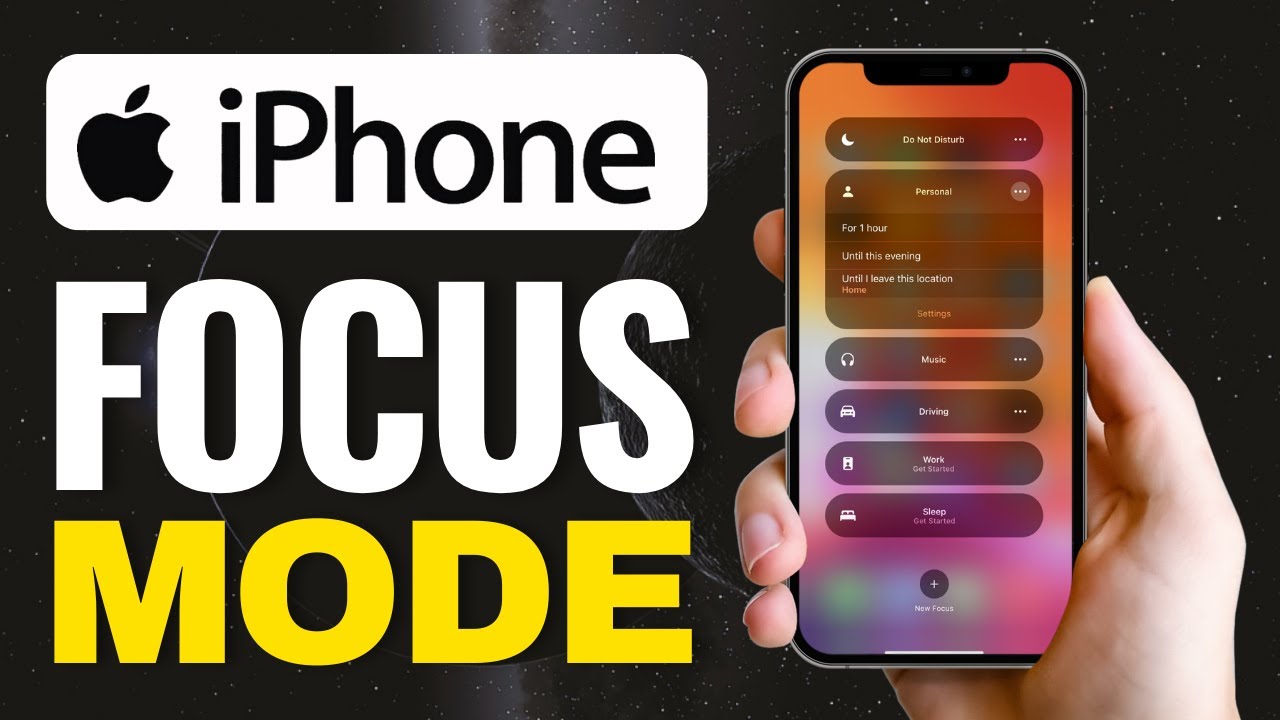 How to Use iPhone Focus Mode Efficiently - YouTube