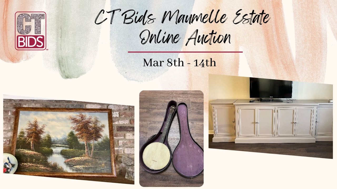 CT Bids Maumelle Estate Online Auction - YouTube