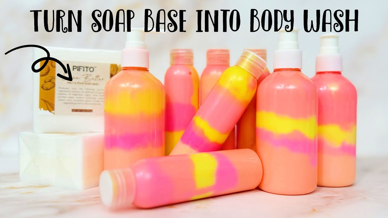 Transform Hard Soap Into Liquid Body Wash! - YouTube