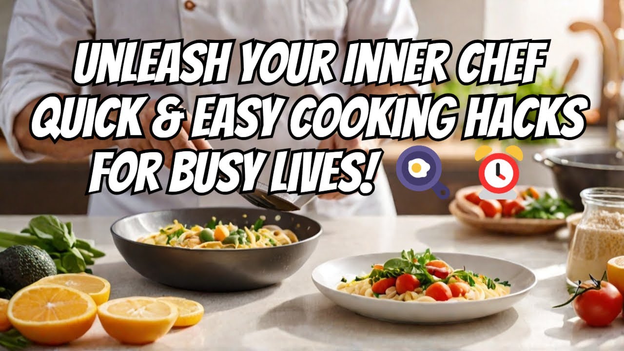 Unleash Your Inner Chef: Quick & Easy Cooking Hacks for Busy Lives! 🍳⏰ ...