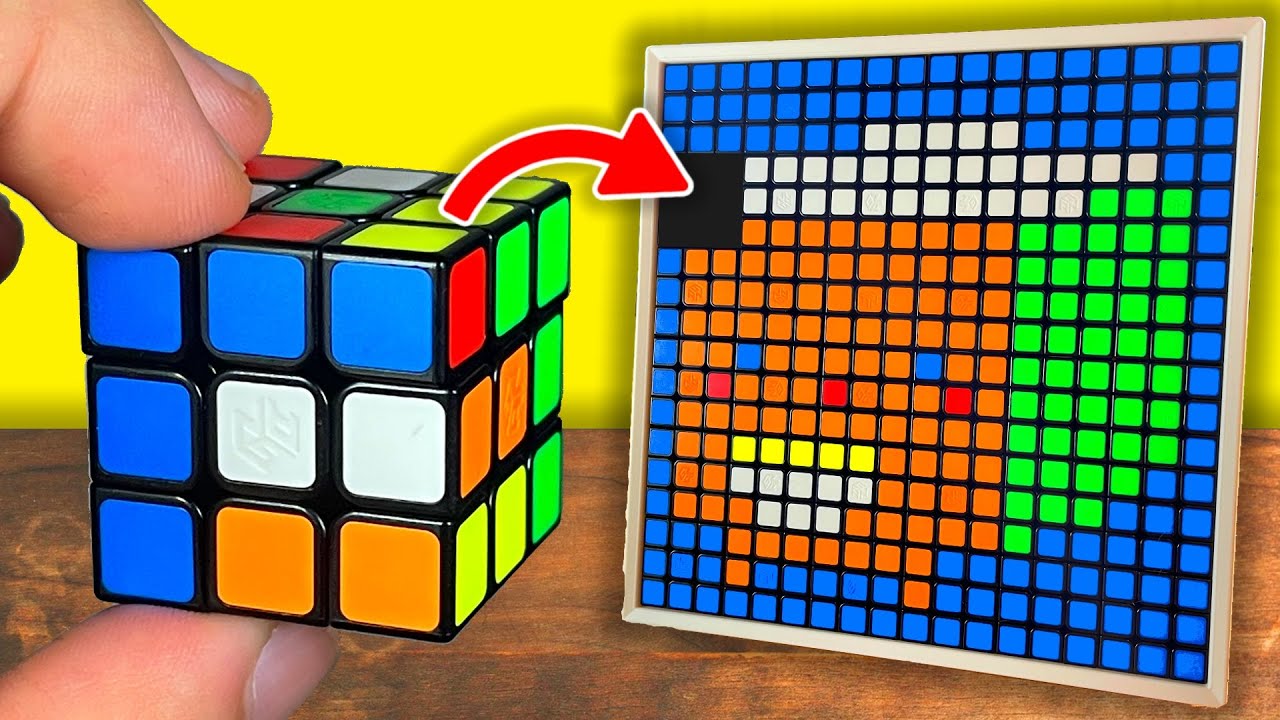 I Surprised SoupTimmy With Rubik's Cube Art! - YouTube