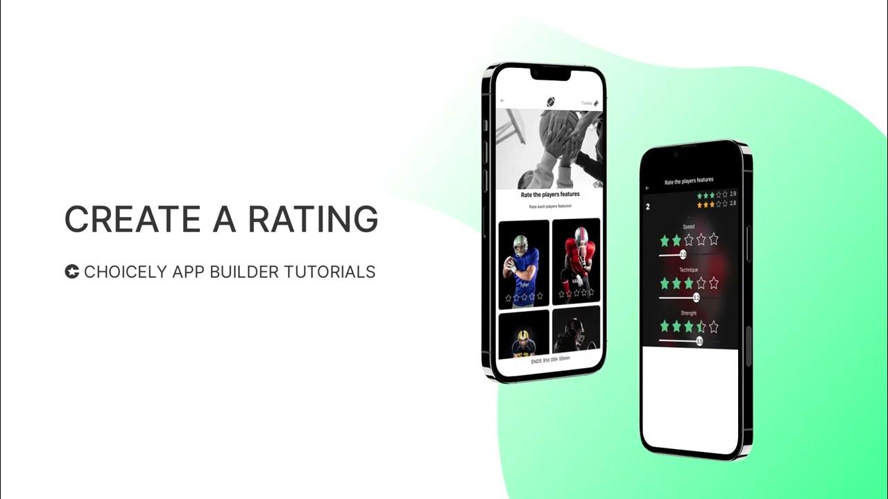 How to Create a Rating | Choicely App Builder Tutorial | No Code App Development - YouTube
