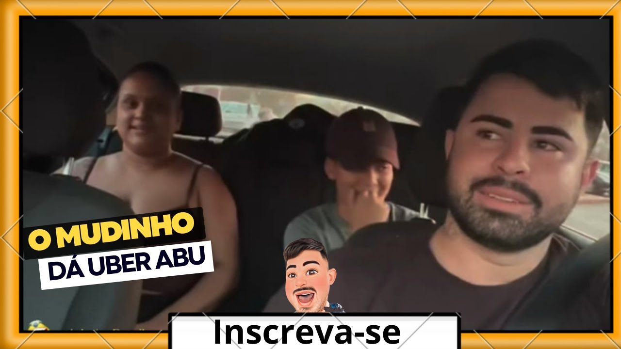 Abu faz a passageira chorar de rir #mudinho #uber #abu - YouTube