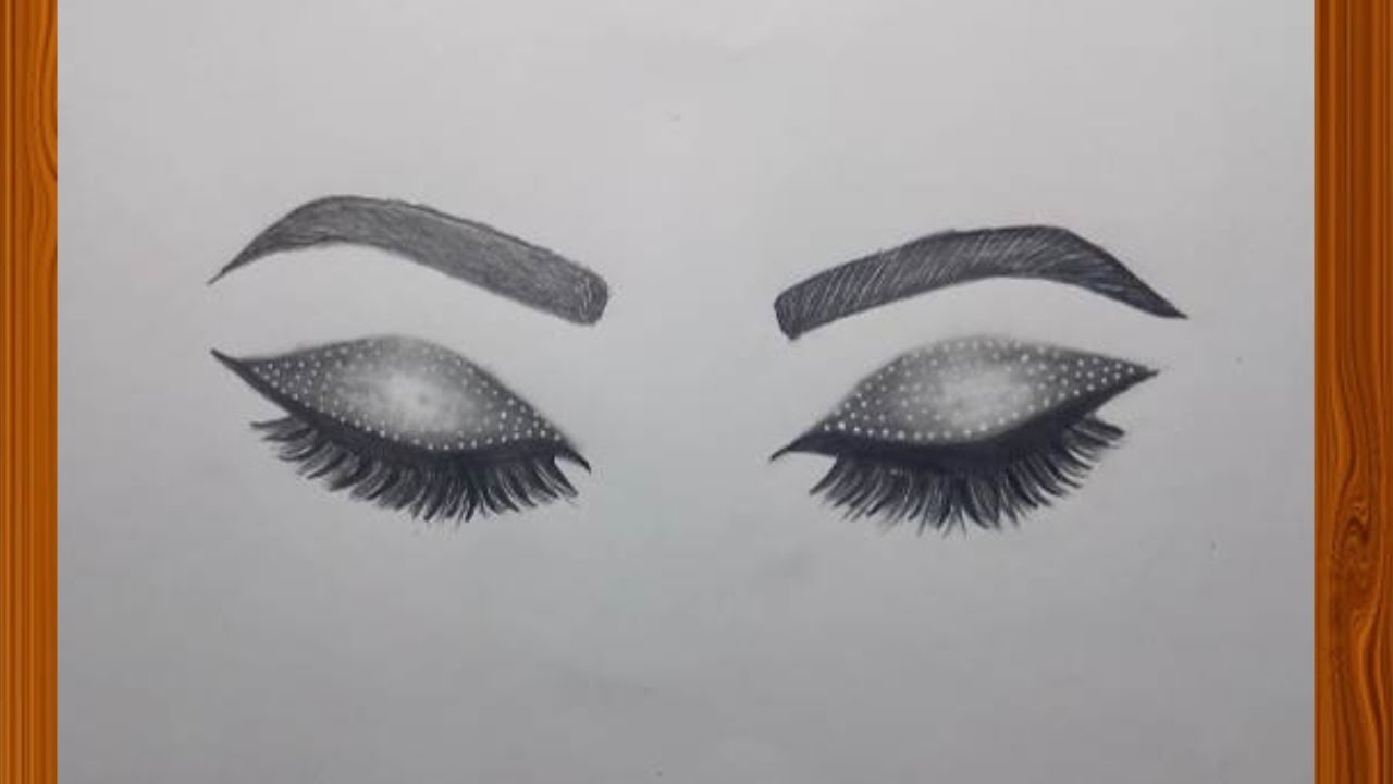 Easy way to draw a realistic eye for Beginners step by step/eyes for ...