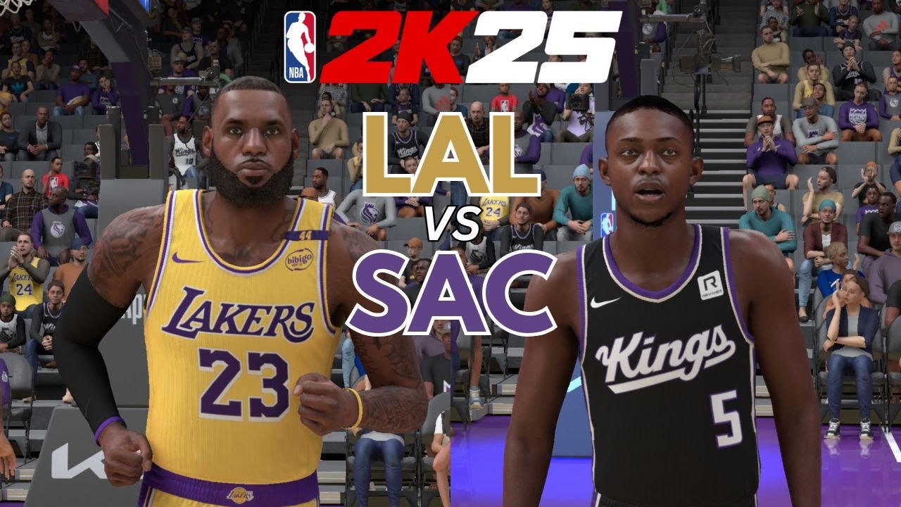 NBA 2K25: Los Angeles Lakers vs Sacramento Kings | PC GAMEPLAY [1080p ...