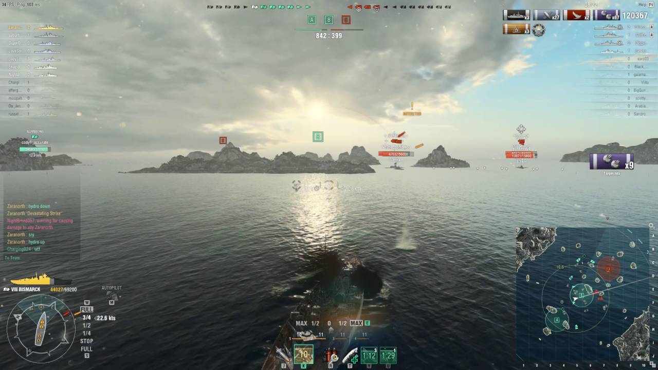 World of Warships - Running aground can be deadly - YouTube