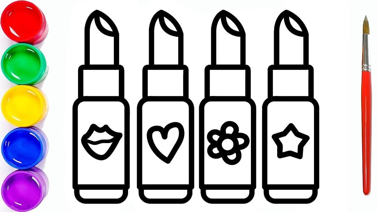 Сурет салу ерін далабы. Bolalar uchun pomada rasm chizish. How to draw ...