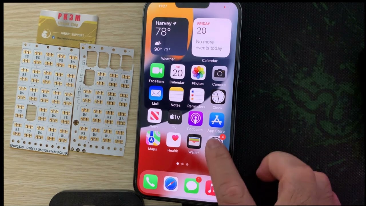 Hướng dẫn ghép sim iPhone 13 ProMax AT&T, sim ghép Bison v1.1 (Bison ...