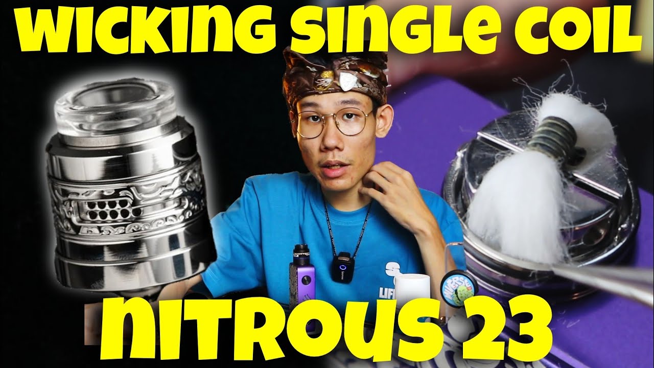 SINGLE COIL TUTORIAL RDA NITROUS 23 - YouTube