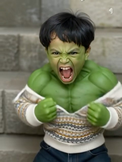 Hulk, angry boy turn into hulk 😱😱 #hulksmash #ironman #supeeheroes # ...