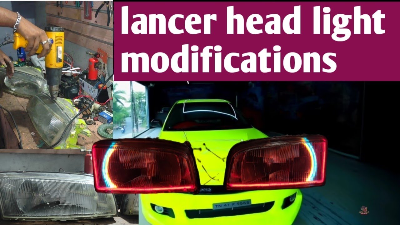 How to install drl light of lancer |lancer drl light |lancer headlight ...