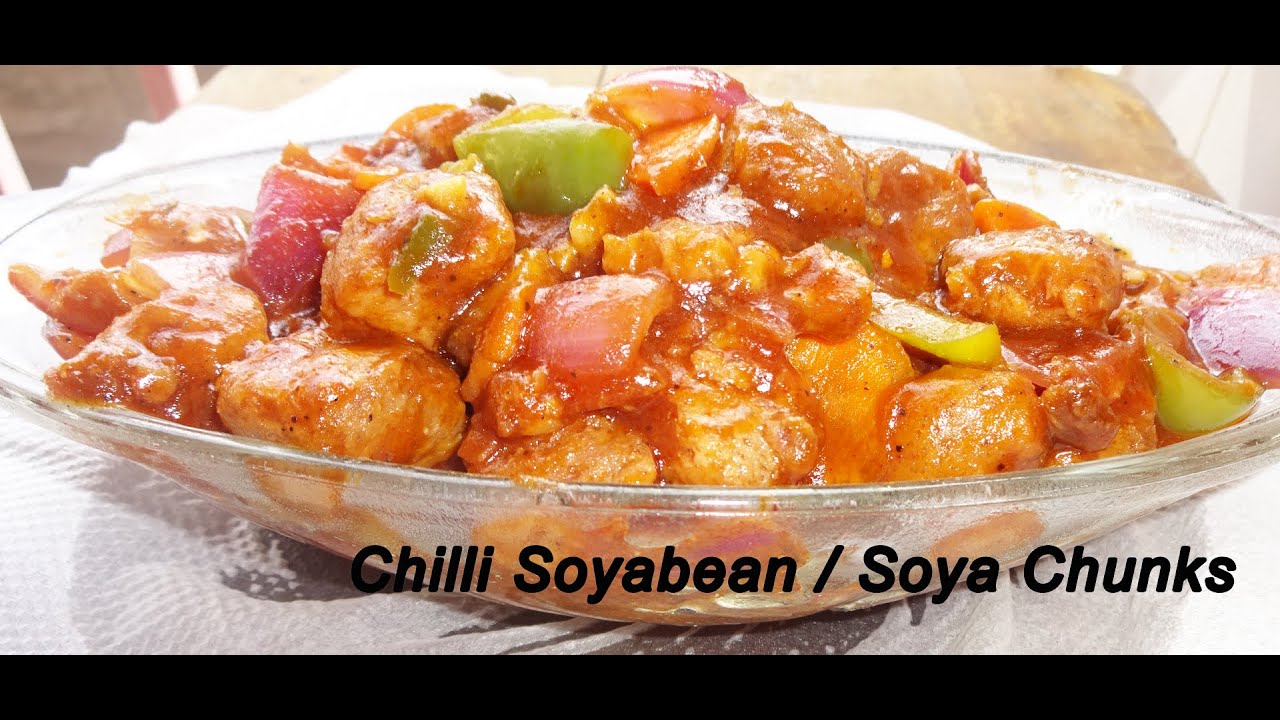 How To Cook Chili Soya Chunks / Chili Soya Nuggets / Chili Soyabean ...