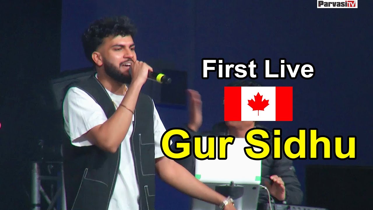 Gur Sidhu 👍 First Ever👍 Live Stage Performance | New Punjabi Song 2023 ...