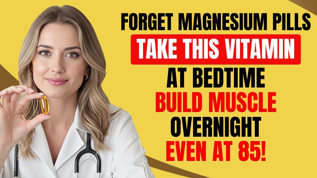 Forget Magnesium Supplements! Take These 2 Vitamins at Night to Rebuild ...