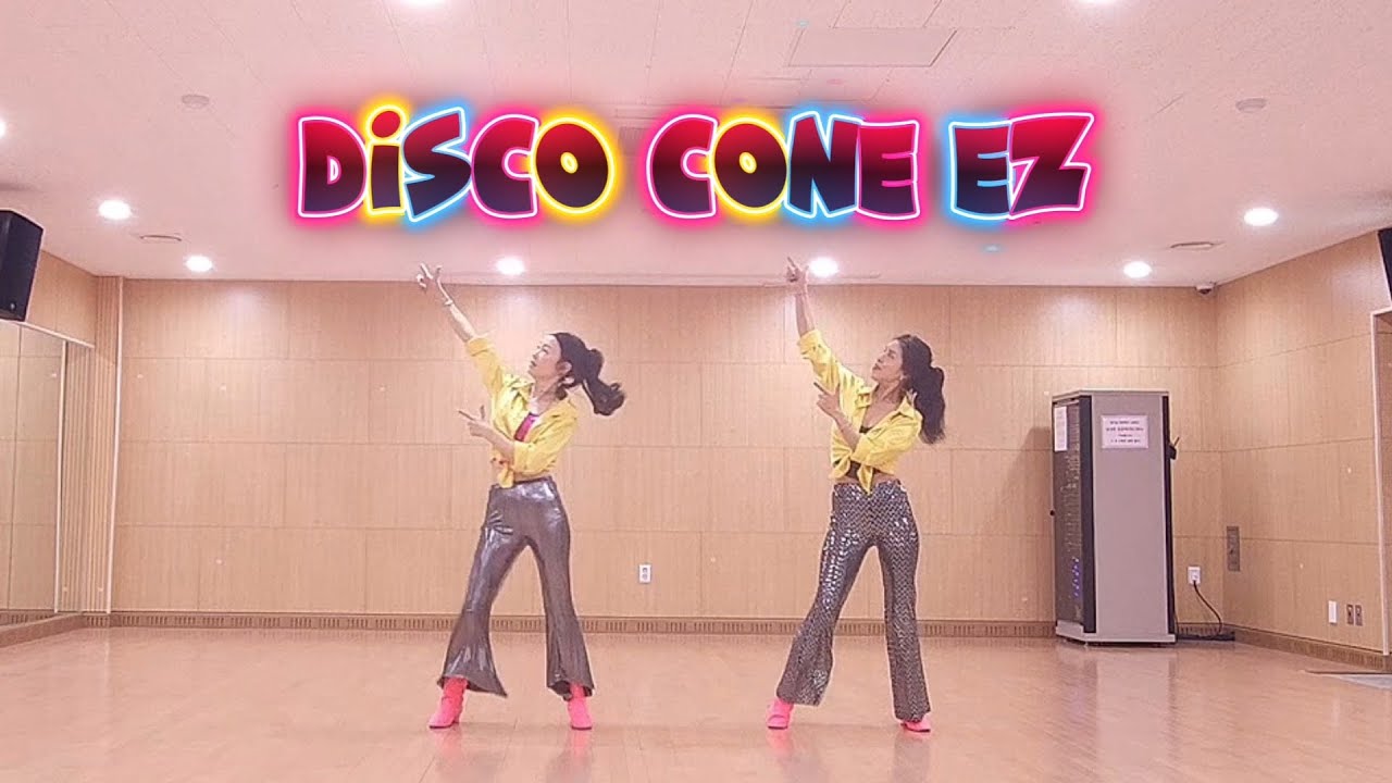 Disco Cone EZ/ Beginner/ 디스코 코네 / 초급라인댄스 - YouTube