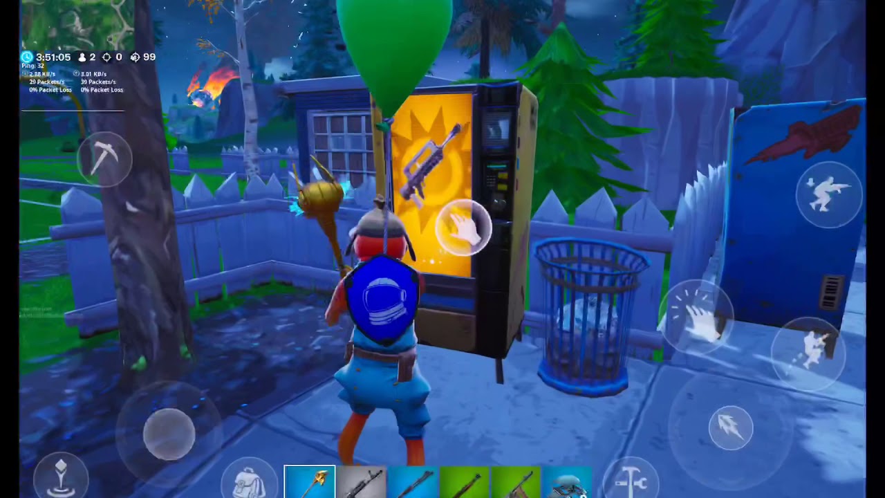 Playing fortnite with carter fortnite mobile - YouTube