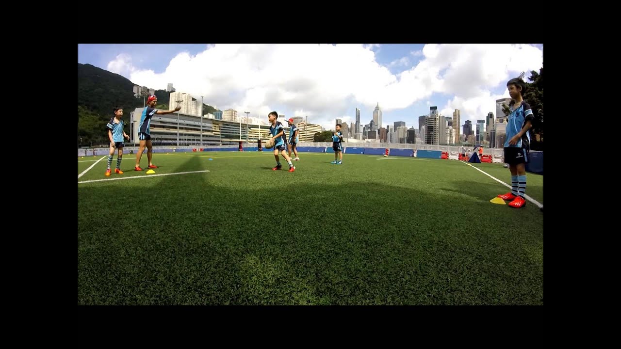 U9 Run Catch Turn Pass Progression 1 - YouTube