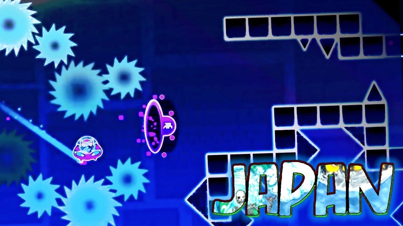 JAPAN LAYOUT | YOT CLUB // GEOMETRY DASH (HARD DEMON) - YouTube