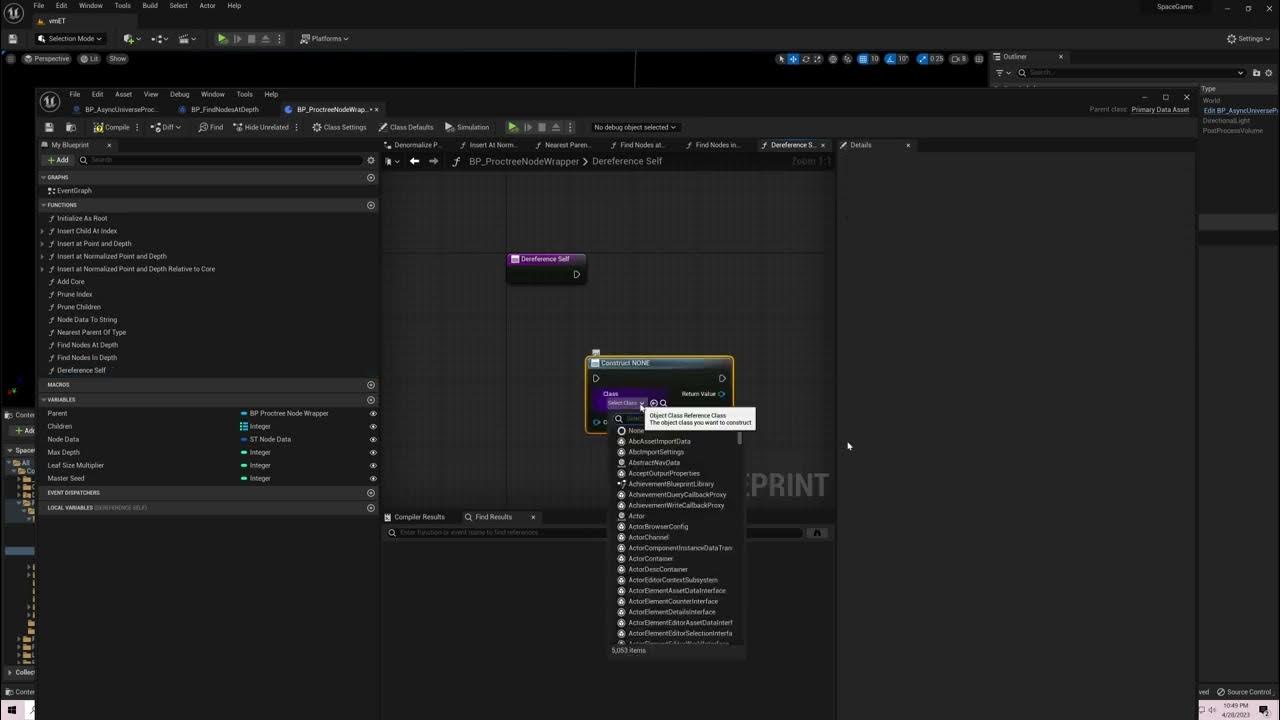Unreal Engine 5 - Back to Async proctree again. Warp transition between points and warp target ...