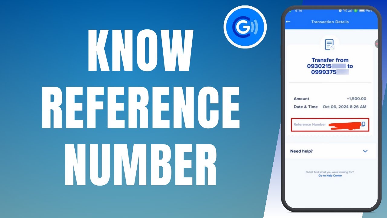 How To Find Your GCash Reference Number | Step By Step 2025 - YouTube
