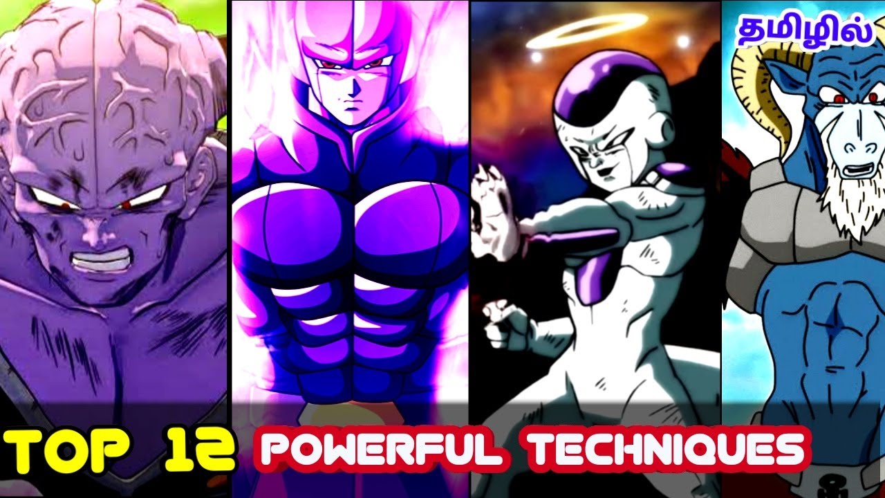 Top 12 Powerfull Techniques in Dragon Ball Universe (தமிழ்) - YouTube