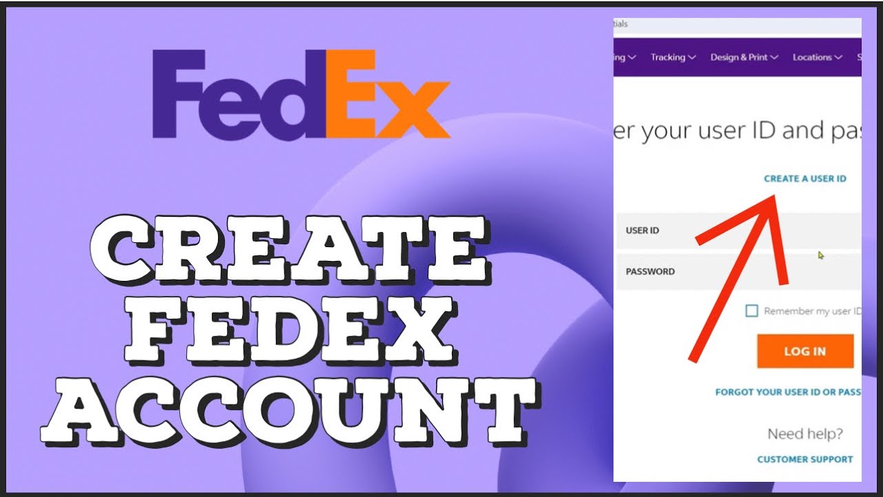 How to Create a New Fedex Account 2024? Fedex.com Sign Up - YouTube