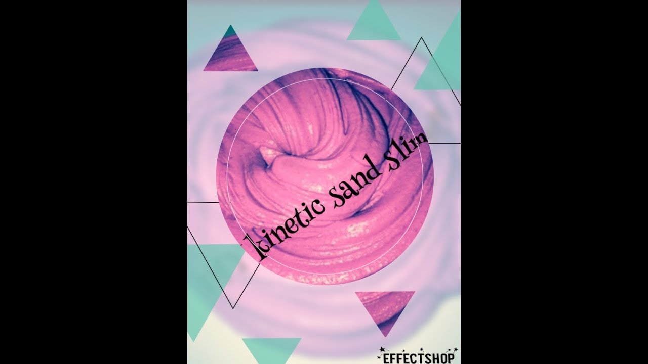 How to make kinetic sand slime!! - YouTube