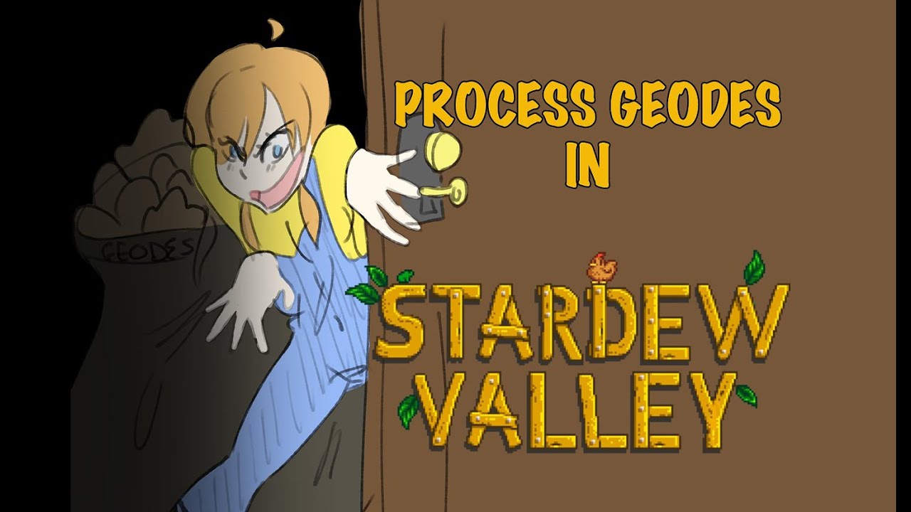 Stardew Valley Animation - Processing Geodes - YouTube