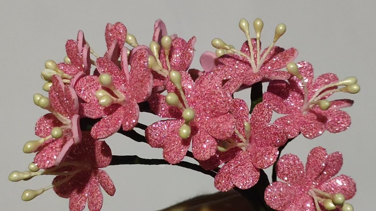 DIY Easy Foam Flowers Foam Craft MV Art craft YouTube diy-easy-foam-flowers-foam-craft-mv-art-craft-youtube