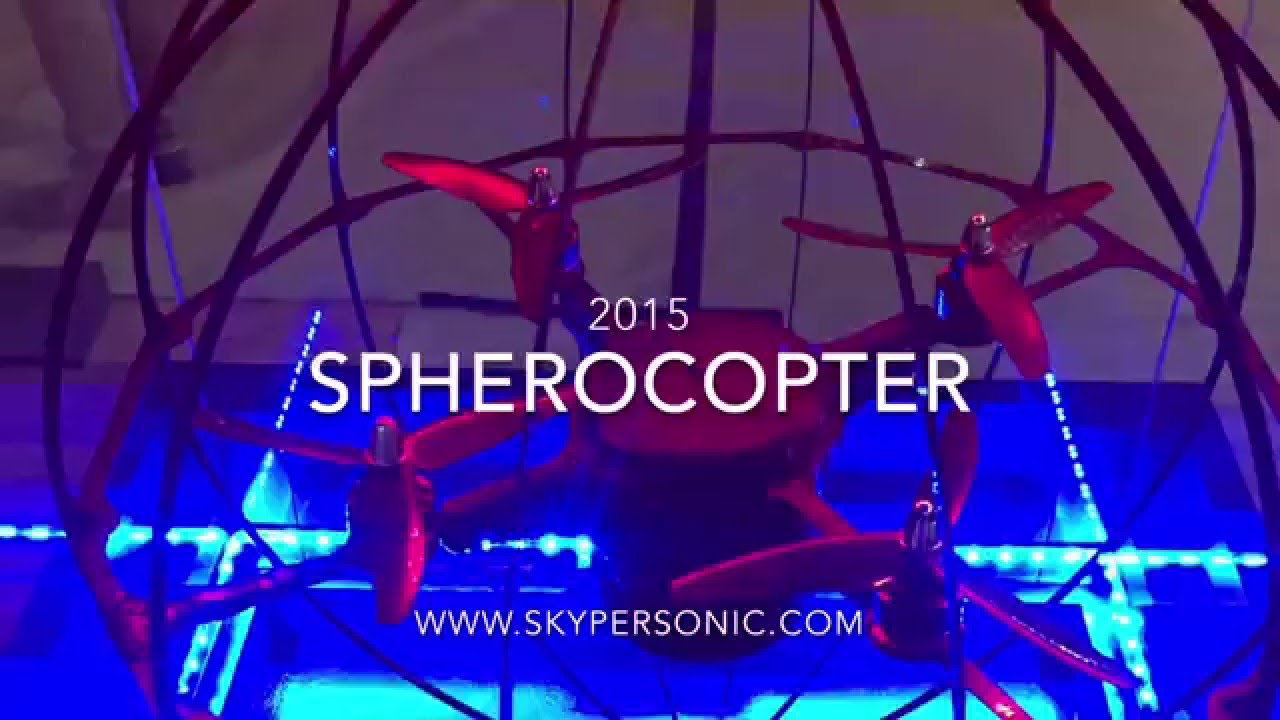 Spherocopter - Spherical Drone for Indoor Spaces - YouTube