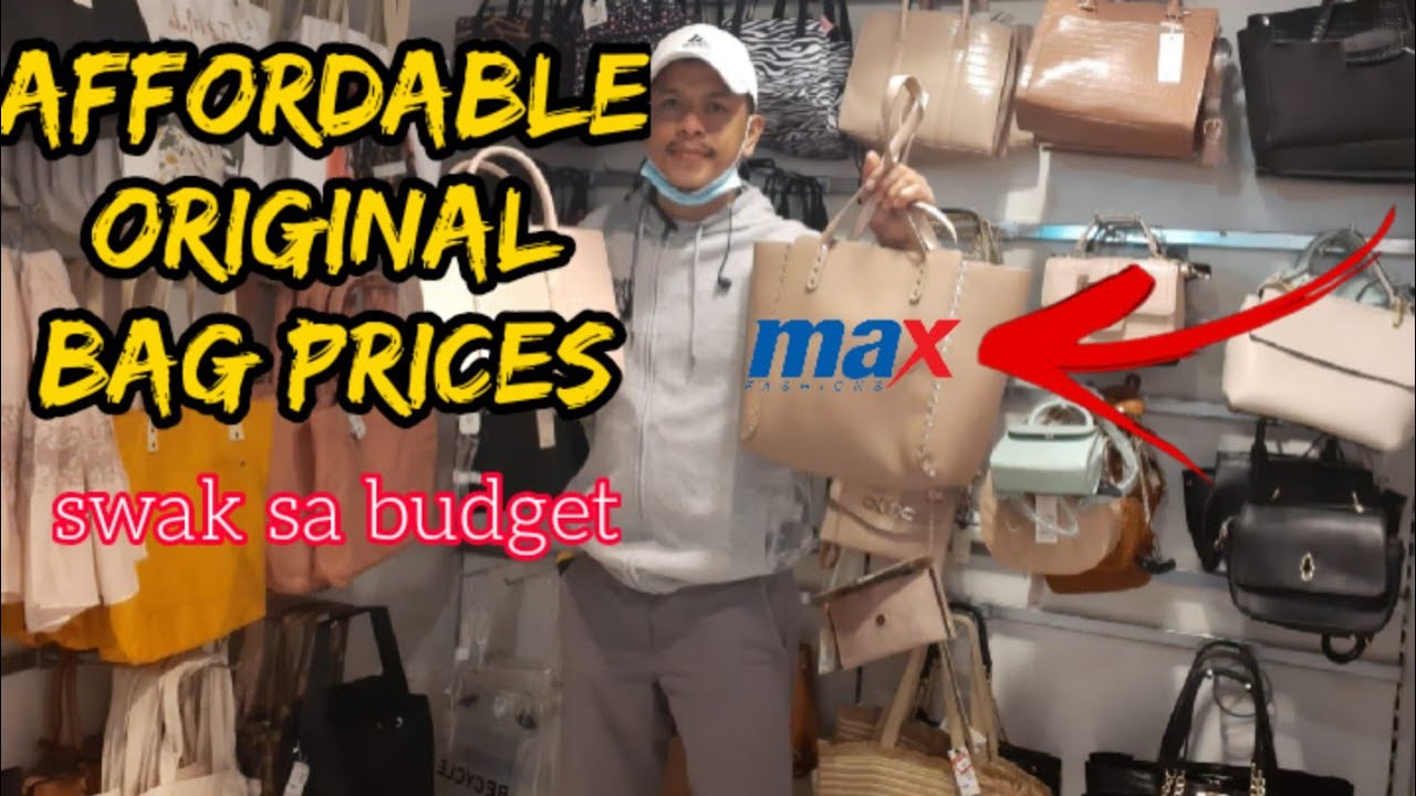 ORIGINAL BAG WITH AFFORDABLE PRICE/MAX KUWAIT - YouTube