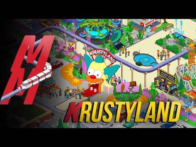 The Simpsons Krustyland Map