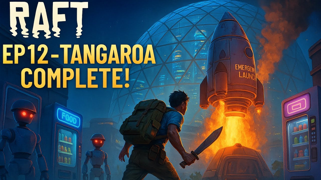Raft Story Mode – EP12 | Tangaroa City Fully Explored + Electric ...