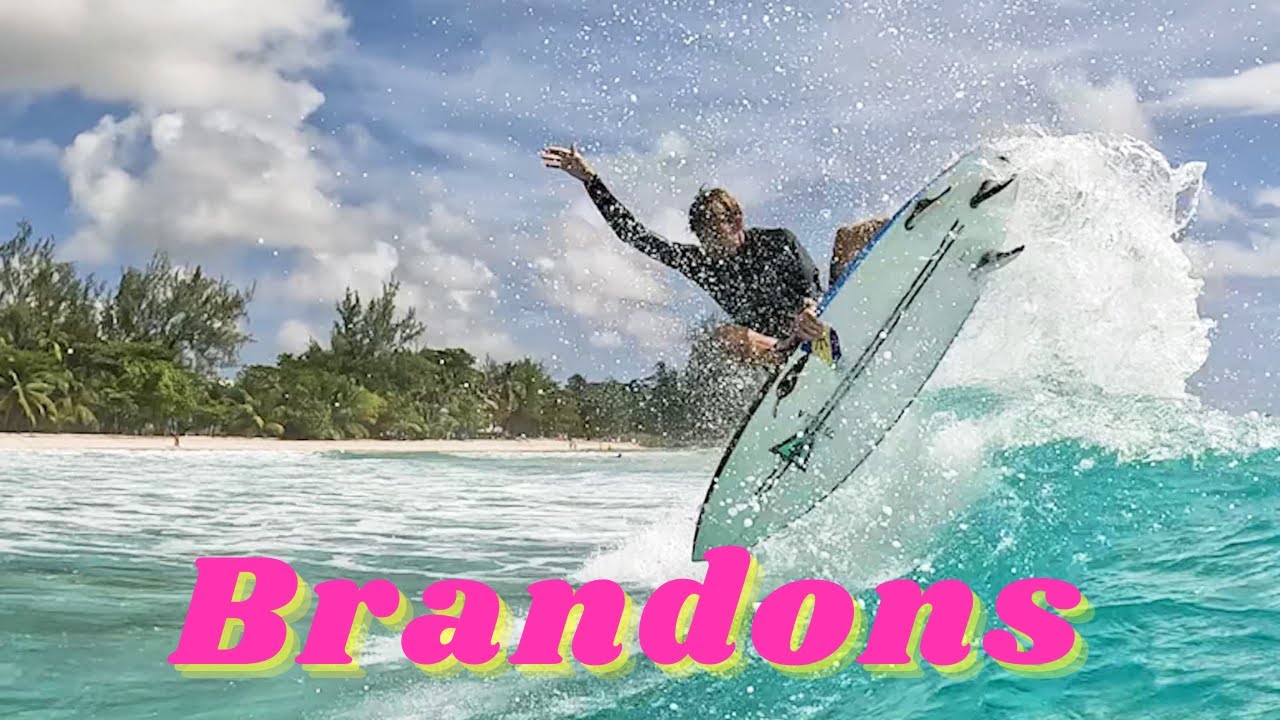 Surfing Brandons BARBADOS - YouTube