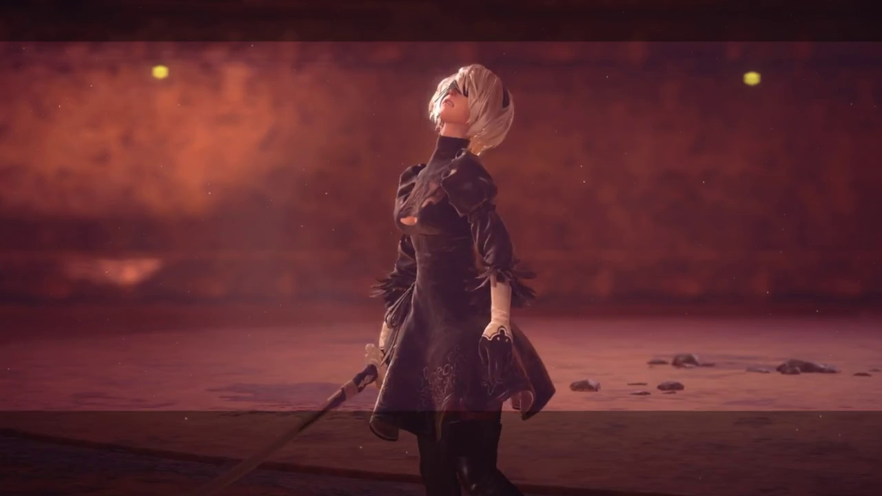 NieR: Automata Gameplay (Opera Boss "Beauvoir") - YouTube