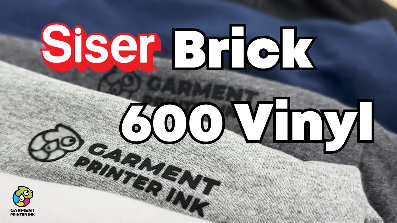 Add Dimension To Your Prints With Siser Brick 600 Vinyl - YouTube