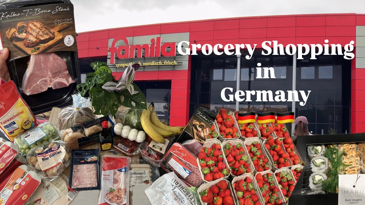 Grocery Shopping in Germany | Famila Store🛒🇩🇪 - YouTube